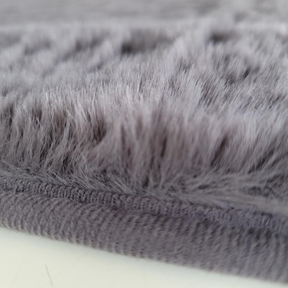 Tapete Chinchila 50x70cm Cinza Rozac